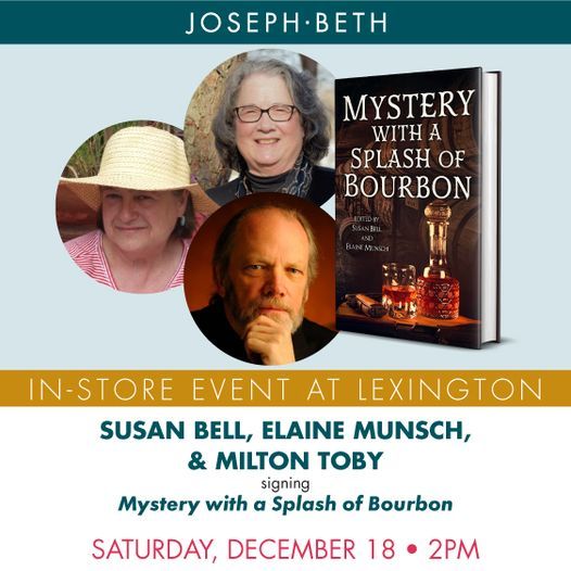 Susan Bell, Elaine Munsch, and Milton Toby signing Mystery with a ...