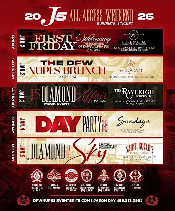 J5 Diamond in the Sky Rooftop Party, Saint Rocco's New York Italian ...