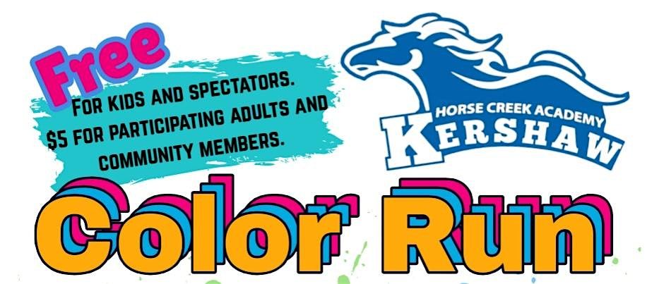 Color Run for Horse Creek Academy Kershaw, 1543 Malvern Hill Dr, Camden ...