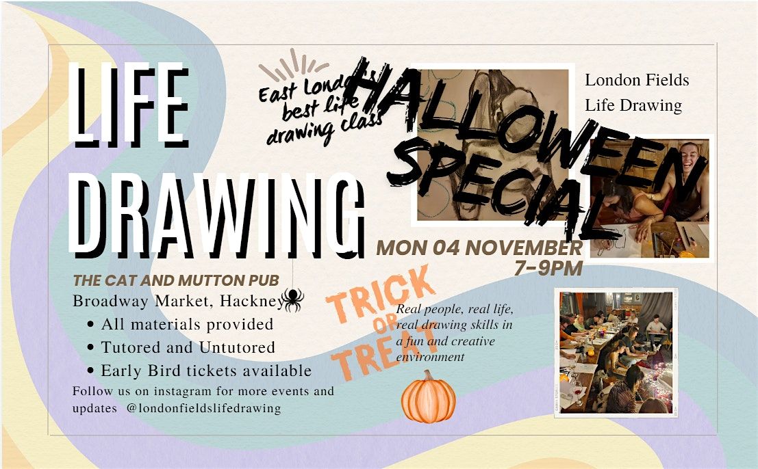 London Fields Life Drawing, The Cat & Mutton, London, 4 November 2024