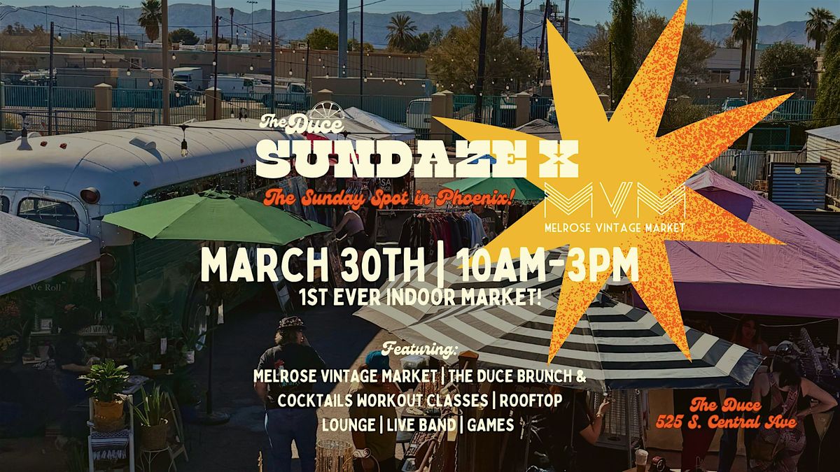 Melrose Vintage Market | 1ST EVER INDOOR EVENT! | Pop-Up at The Duce ...