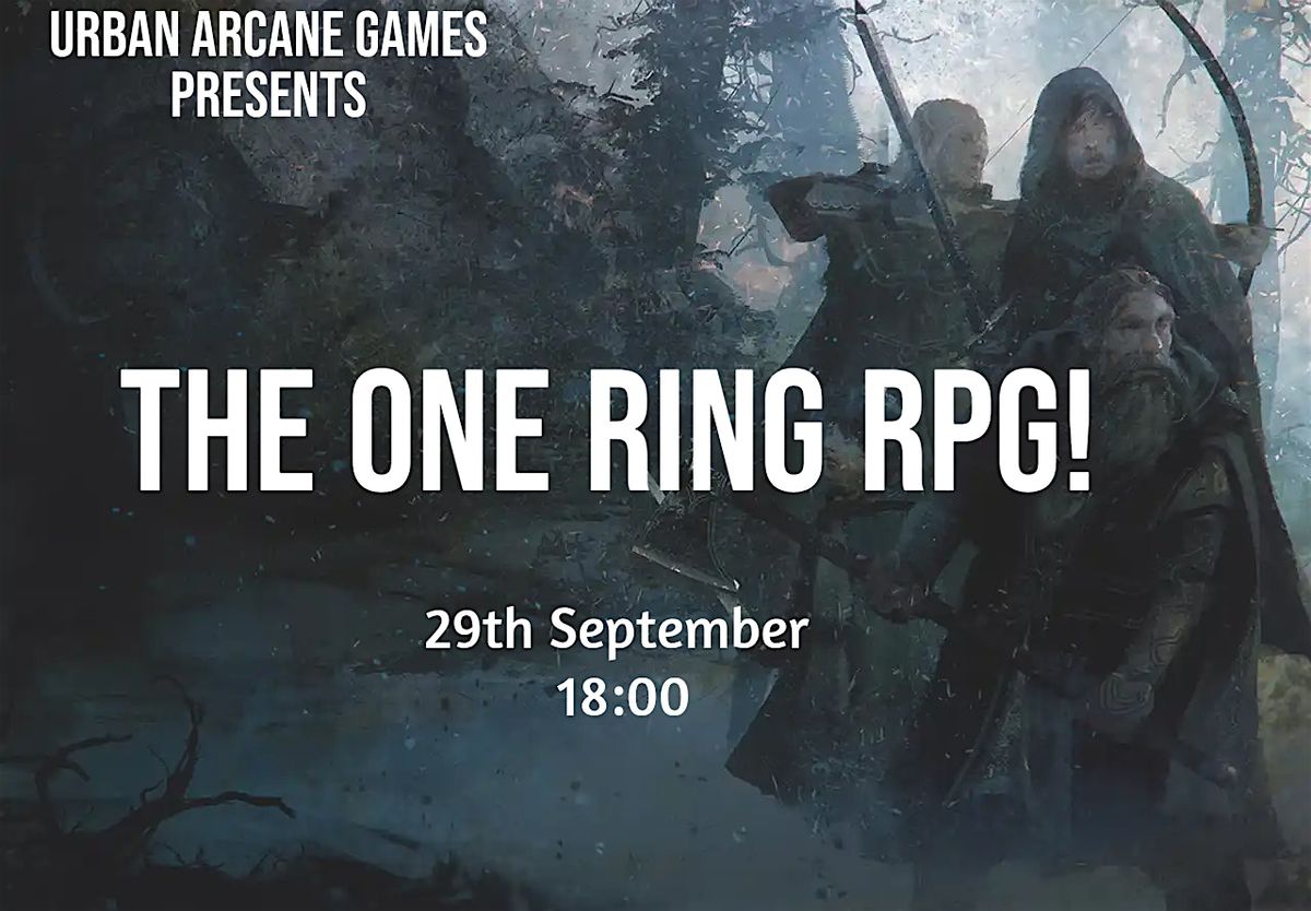 The One Ring RPG introduction adventure!, The Studio, Livingston, 29 September 2025