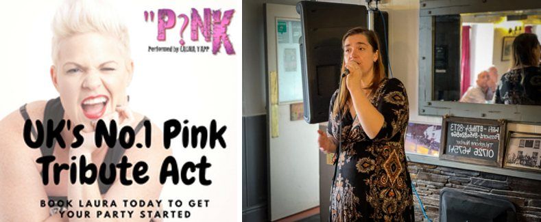 UKs No1 P?NK Tribute by Laura Tapp with Sophie De May , The Pitch ...