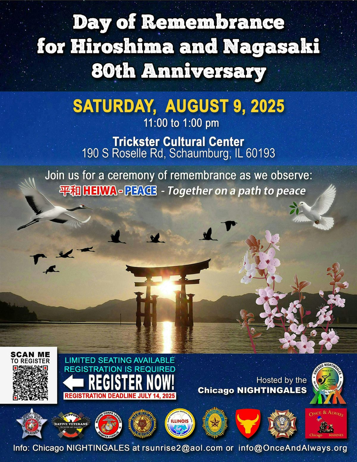 Day of Remembrance - Hiroshima & Nagasaki 80th Anniversary, Trickster ...