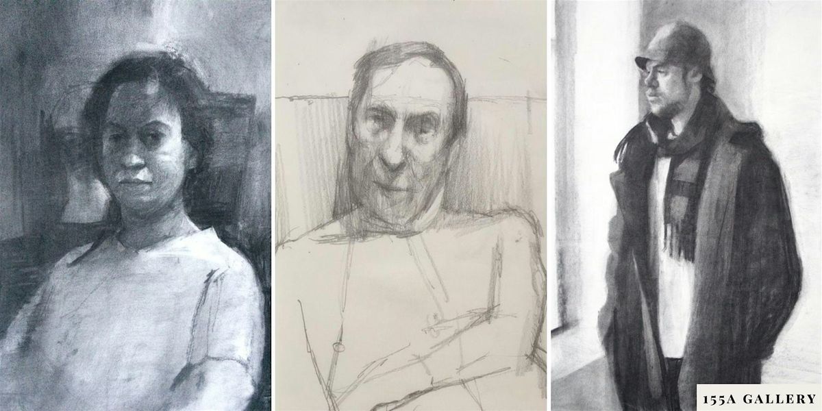 Portrait Drawing class with Jason Line, 155A Gallery, London, 8 ...
