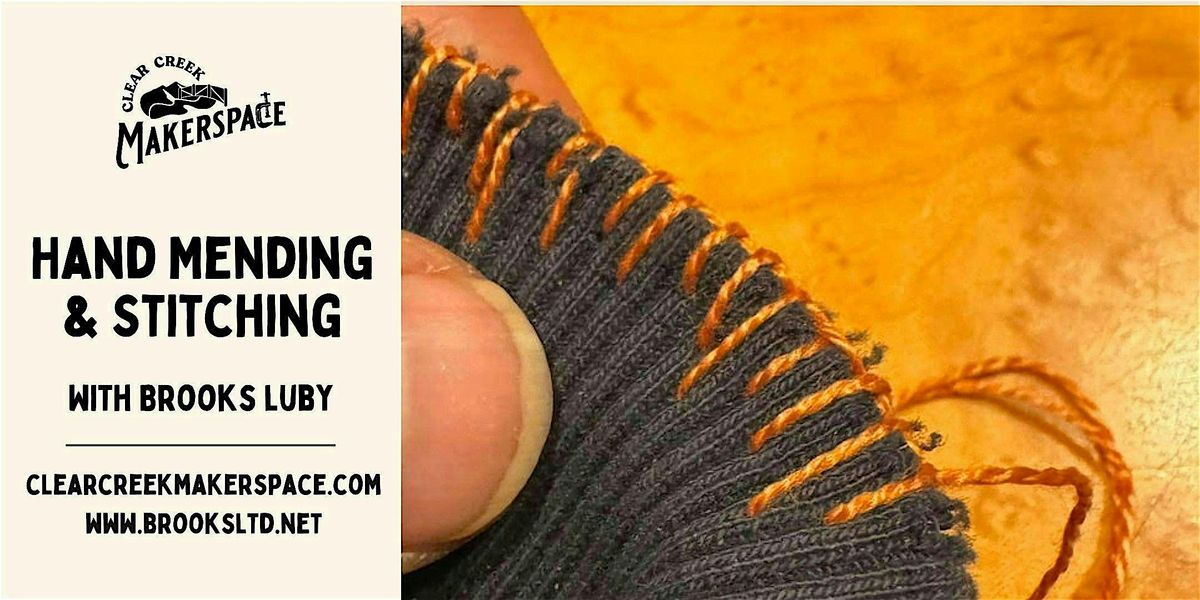 Hand Mending & Stitching w/ Brooks Luby, 9110 W 44th Ave, Wheat Ridge ...
