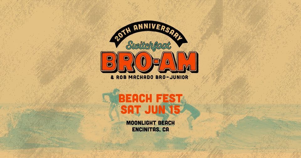 Bro-Am 2024 Beach Fest, Moonlight Beach, Encinitas, 15 June 2024