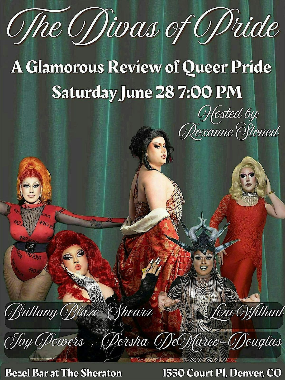 The Divas of Pride Drag Show, BEZEL Bar, Denver, 28 June 2025