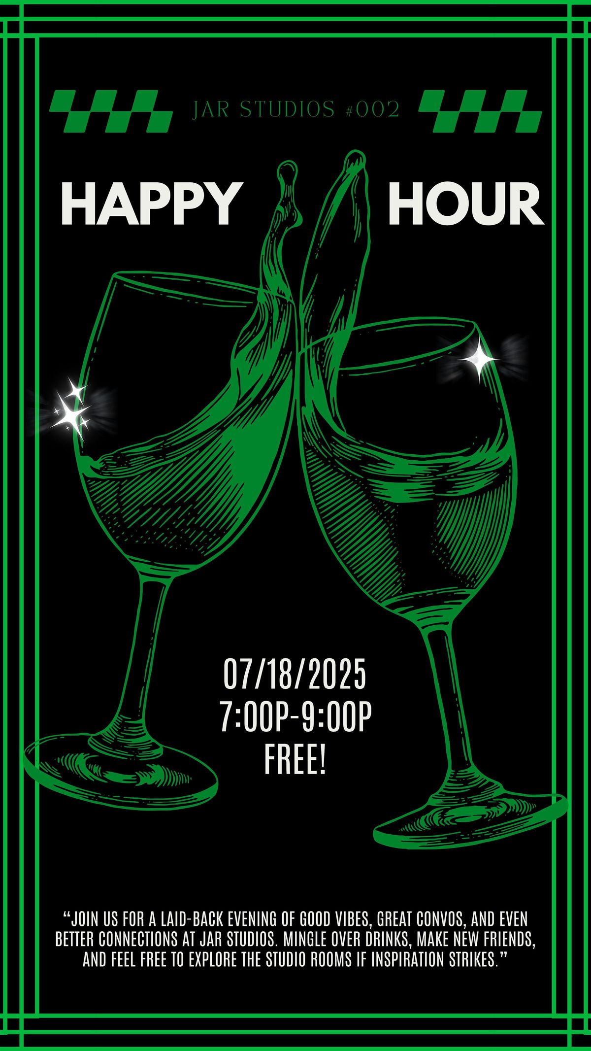 *FREE* Networking Event | Happy Hour @ JAR Studios, JAR Studios ...