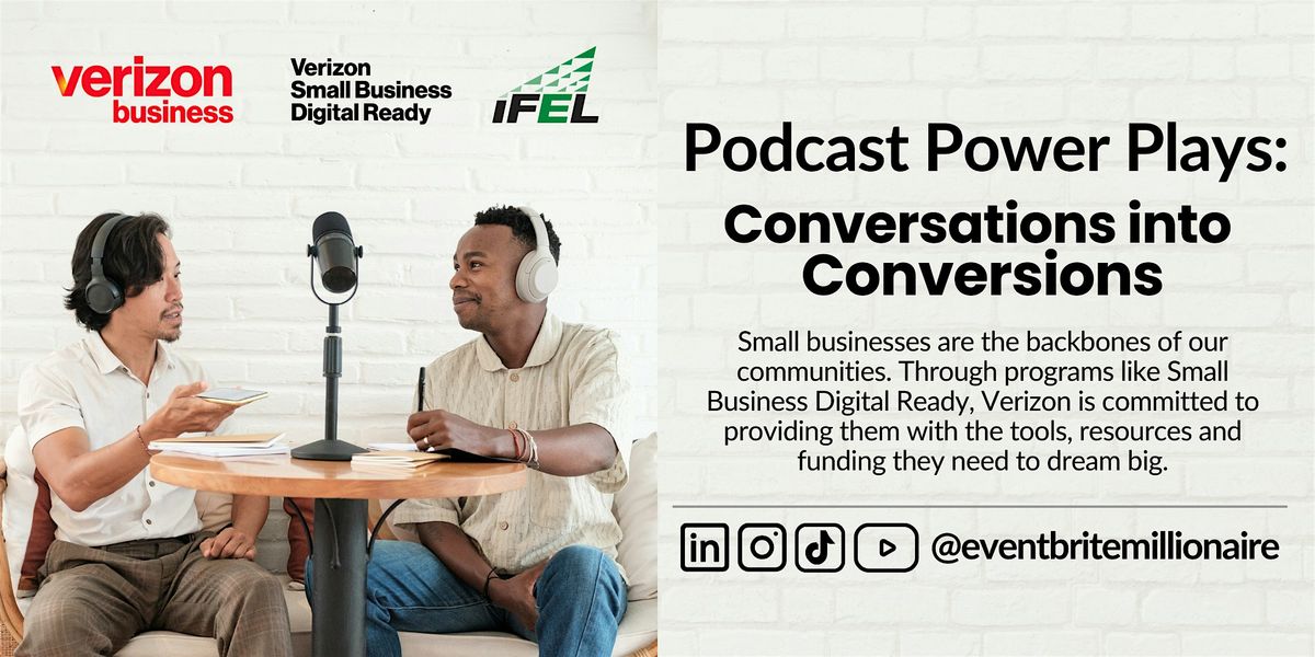 Podcast Power Plays: Conversations Into Conversions, I'm a Powerhouse Circle, New York, 29 April ...