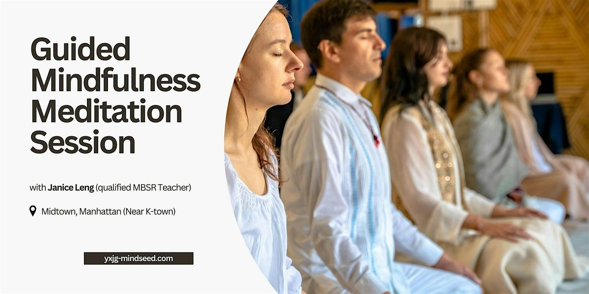 Guided Mindfulness Meditation Session, Cre8ive NYC - Multipurpose ...