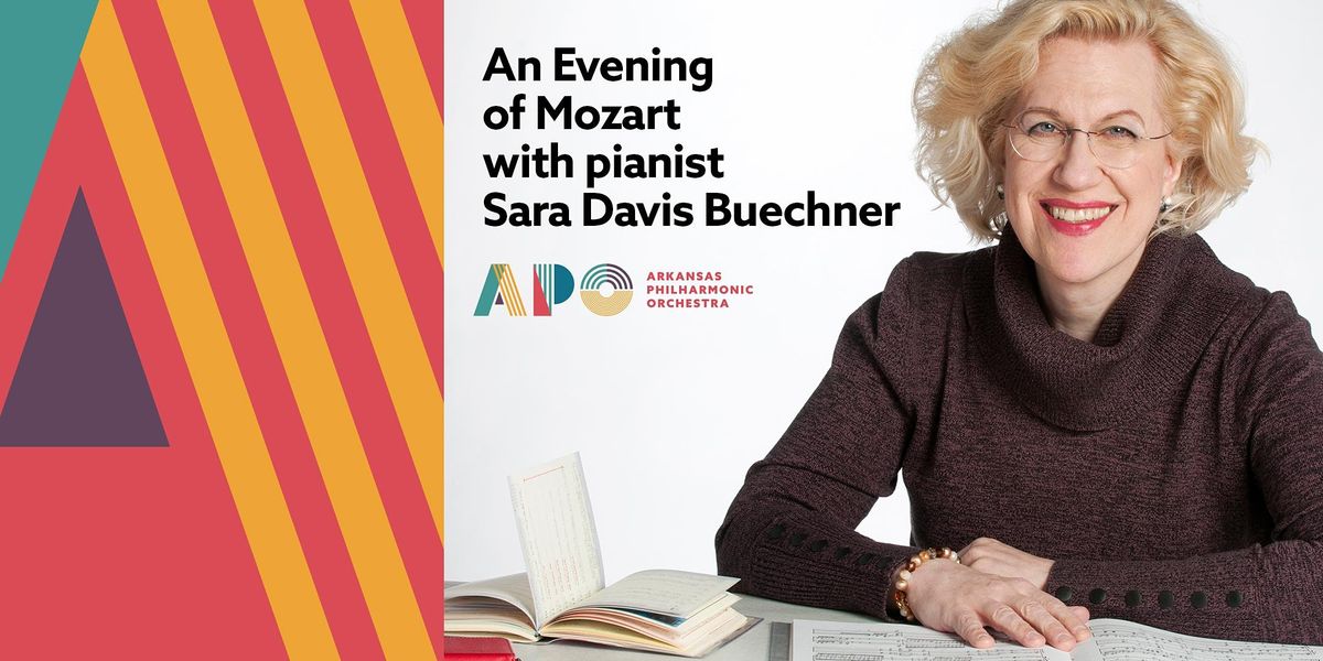 An Evening of Mozart with Pianist Sara Davis Buechner, Crystal Bridges ...