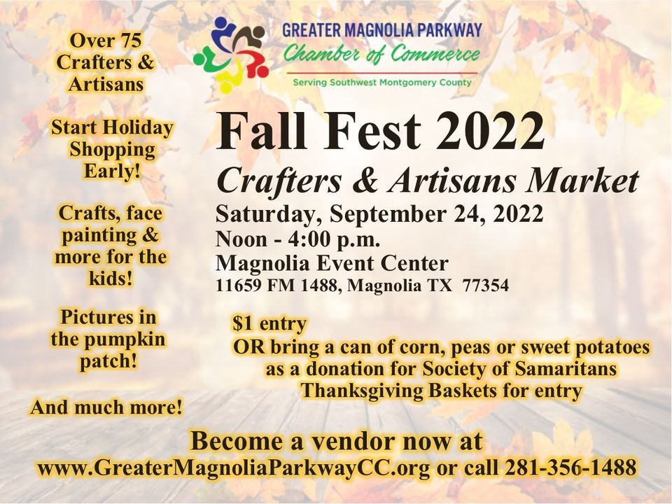Magnolia Chamber Fall Fest 2022, Magnolia Event Center, 24 September 2022