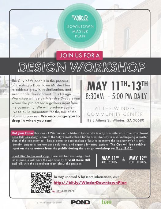 Design Workshop - Winder Downtown & Rose Hill Cemetery Master Plans ...