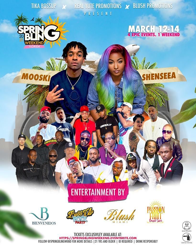 Spring Bling Weekend Florida, Hollywood, 12 March to 14 March