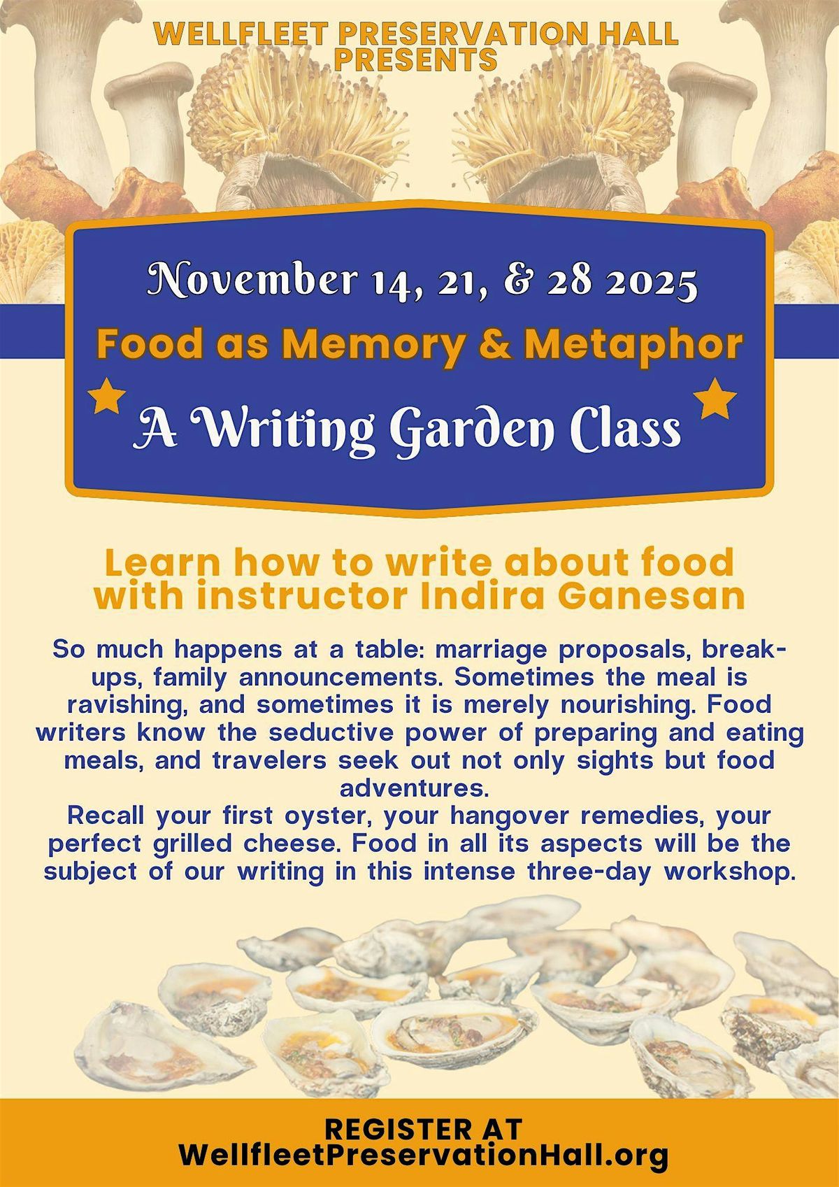 Food as Memory & Metaphor: A Writing Garden Class, Wellfleet ...