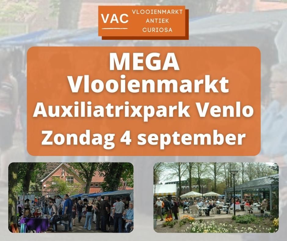 Mega vlooienmarkt - Auxiliatrixpark Venlo, Auxiliatrixpark, Velden, 4 ...
