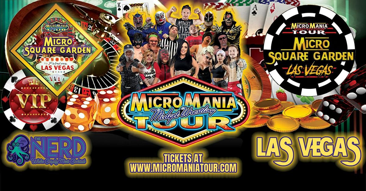 Micromania Midget Wrestling Las Vegas At Nerd Bar The Nerd Las Vegas