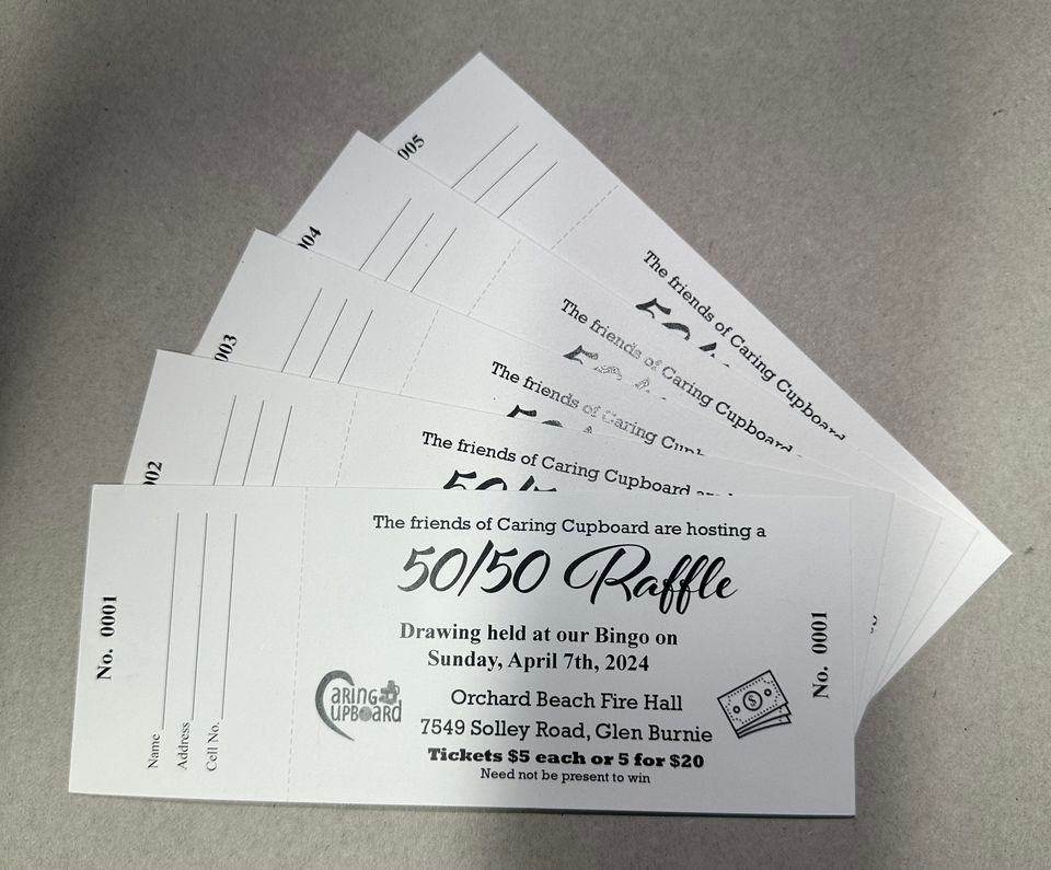 50/50 Raffle, Orchard Beach Volunteer Fire Department, Glen Burnie, 7 ...