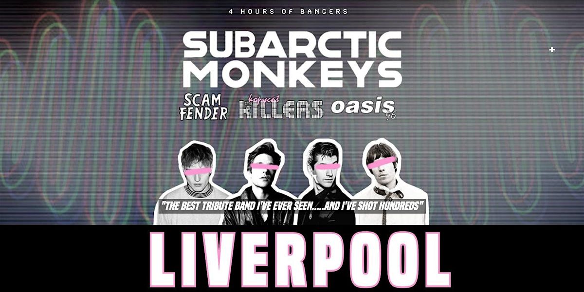 Arctic Monkeys Tribute - Liverpool Camp and Furnace - 7th November 2025 ...