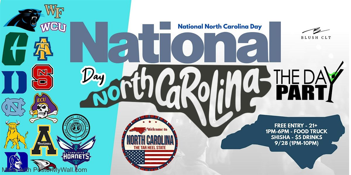 National North Carolina Day Party, Blush CLT, Charlotte, 28 September 2025