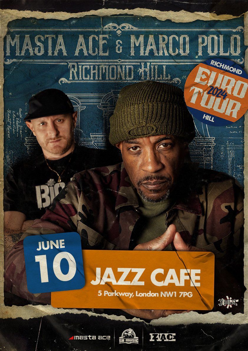 Masta Ace London Tickets, Jazz Cafe London, 10 November 2025