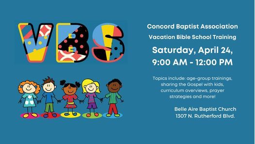 VBS Training, Belle Aire Baptist Church, Murfreesboro, 24 April 2021