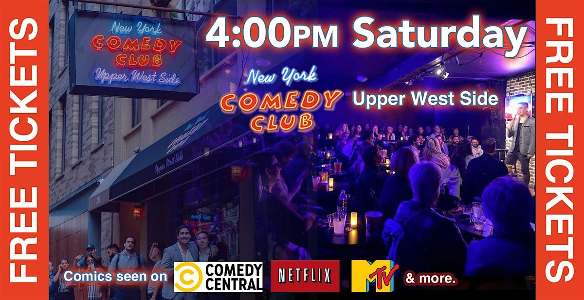 Free Comedy Show Tickets! Standup Comedy at New York Comedy Club - UWS ...