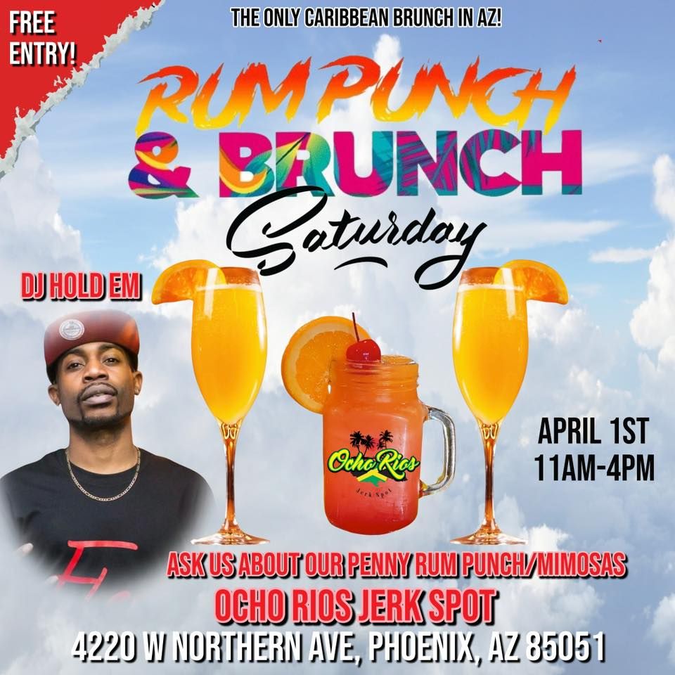 Rum Punch & Brunch Saturday, Ocho Rios Jerk Spot, Phoenix, 1 April 2023