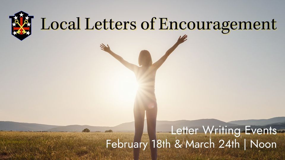 Local Letters of Encouragement: Letter Writing Event, Saint Peter's ...