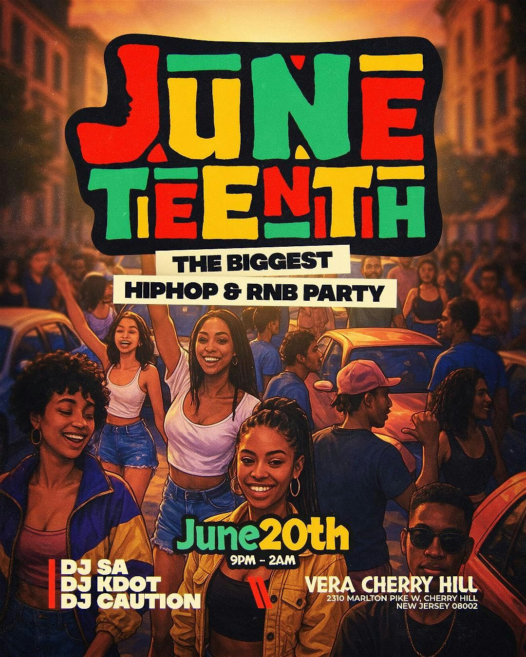 Juneteenth Party!, Vera Cherry Hill, 20 June to 21 June