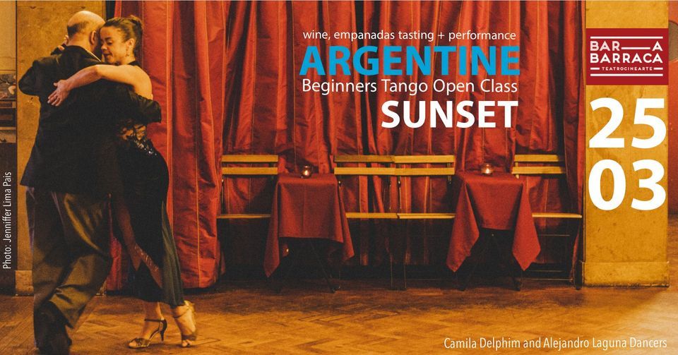 TANGO ARGENTINE EXPERIENCE 4 BEGINNERS | Sunset with Performance, Wine ...