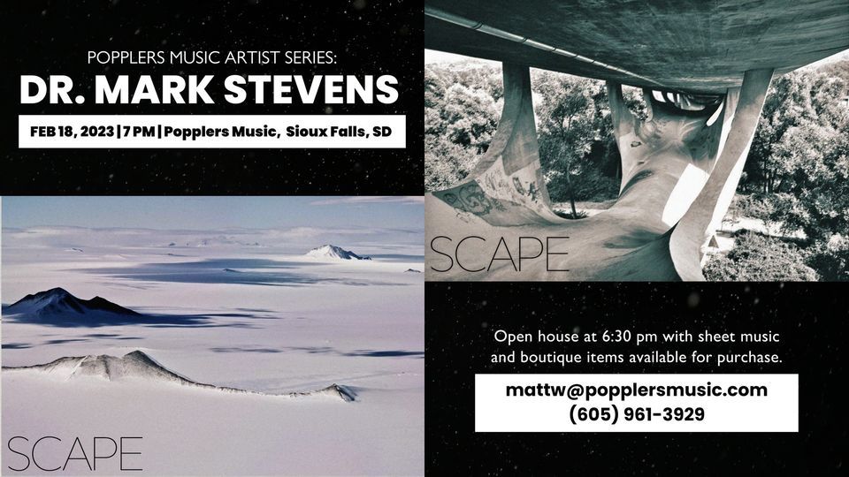 Popplers Music Artist Series featuring Dr. Mark Stevens, Popplers Music ...