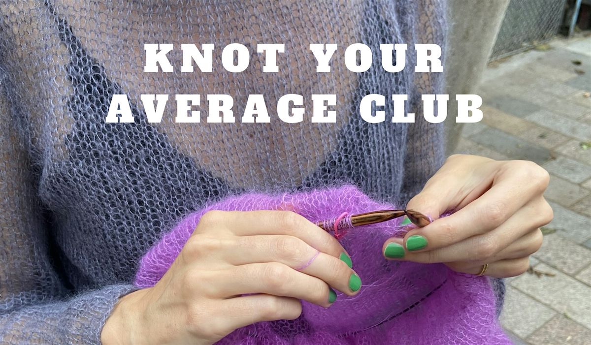 The Knitting Club London Meet-Up, Onion Garden, London, 10 November 2025