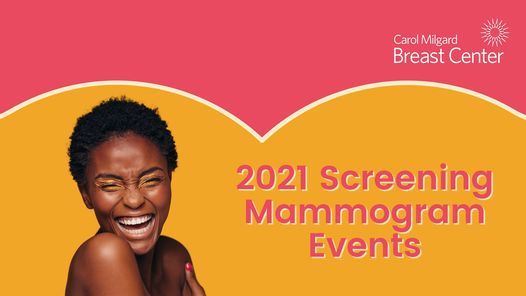 2021 Screening Mammogram Events, Carol Milgard Breast Center, Lakewood ...