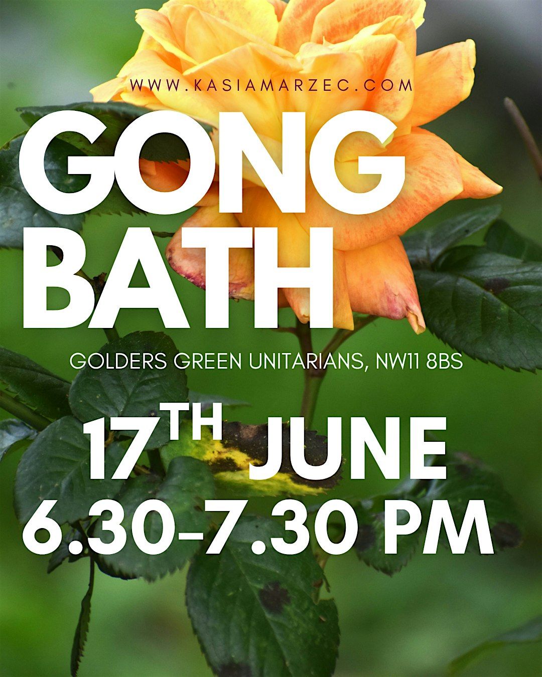 Gong Bath in GOLDERS GREEN UNITARIANS, Golders Green Unitarians, London ...
