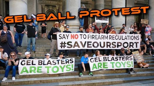 Gel Blaster Ban Public Protest, Elizabeth Quay, Orange Grove, 27 June 2021