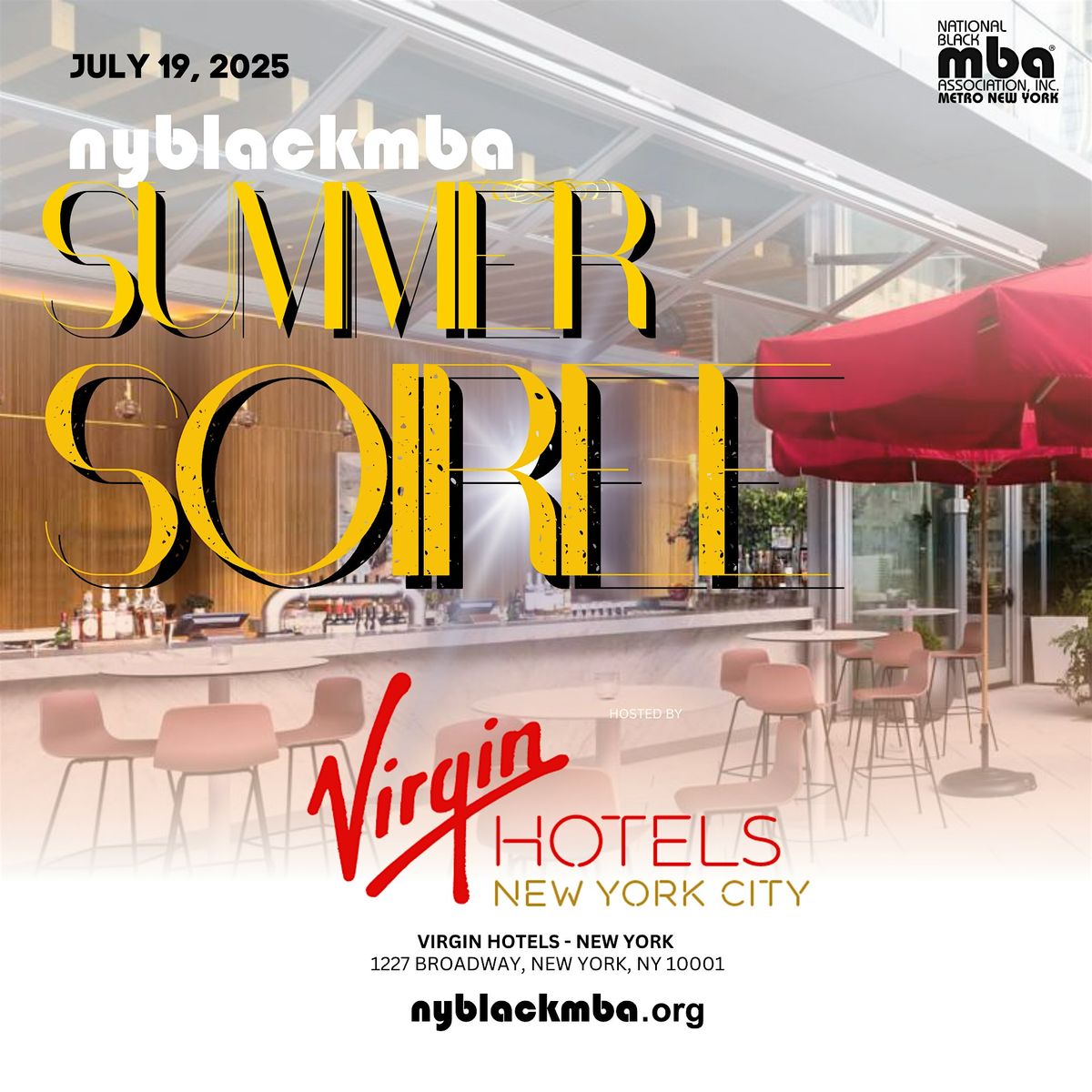 NYBLACKMBA Summer Soiree at the Virgin Hotels NYC: All White Edition, Virgin Hotels New York ...