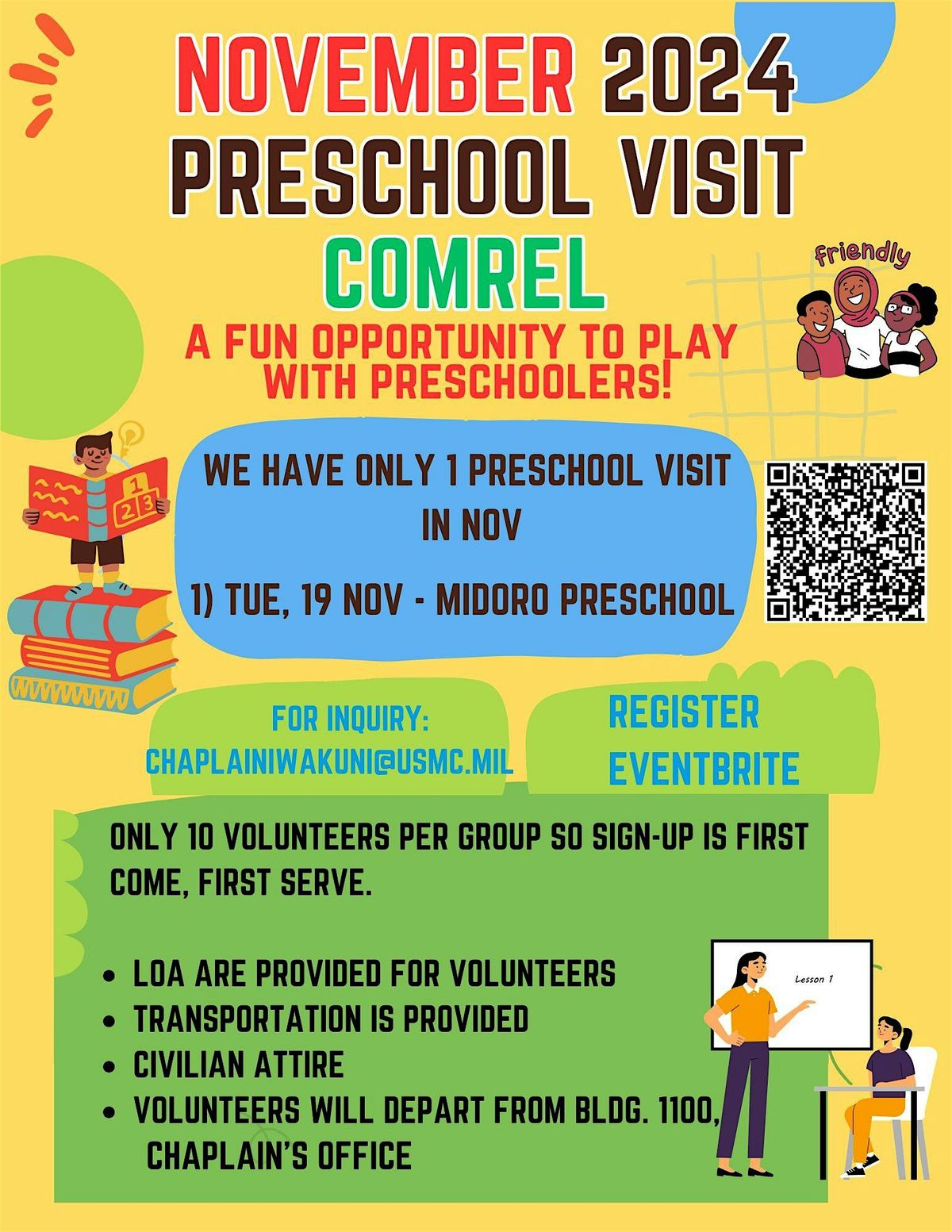 November 2024 Preschool Visit COMREL, Marine Corps Air Station Iwakuni ...