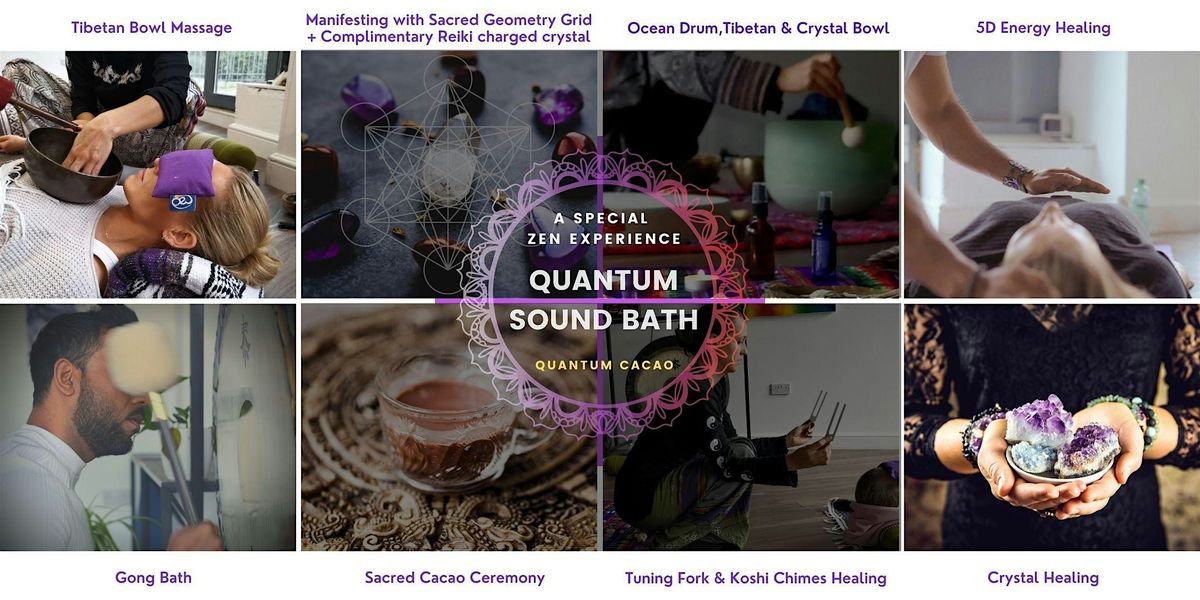 Quantum 5D Sound Bath-Individual Sound & 5D Healing, Crystal, Tuning Forks., Omega Yoga & Sound ...
