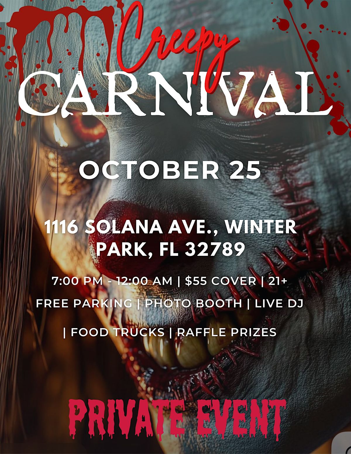 Creepy Carnival-- Halloween Party, 1116 Solana Ave, Winter Park, 25 ...