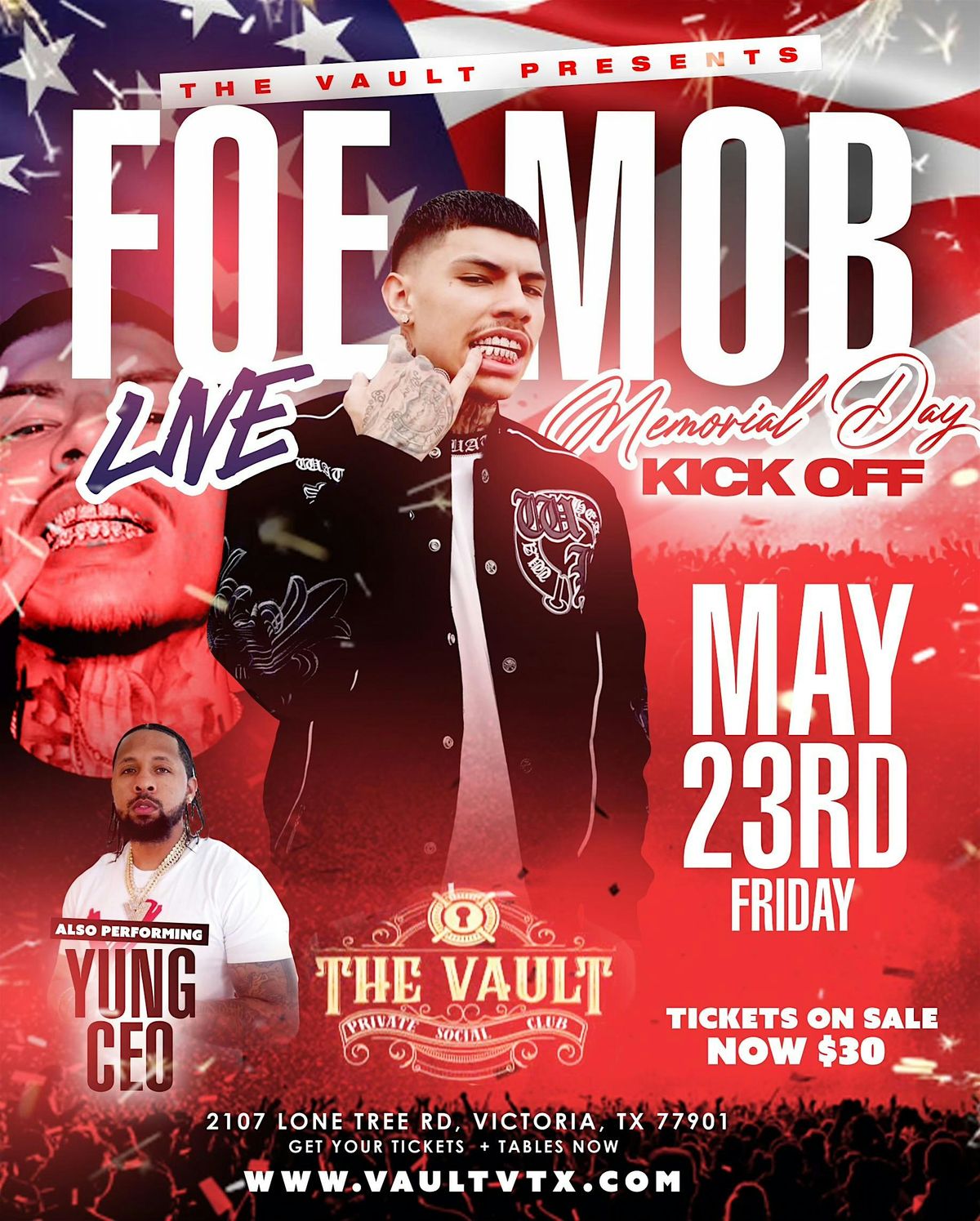 FOE MOB PERFORMING LIVE! VICTORIA,TX!, 2107 Lone Tree Rd, Victoria, 23 ...