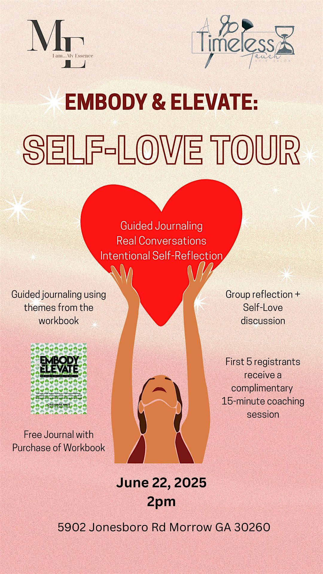 Embody & Elevate: Self-Love Tour, A Timeless Touch, Morrow, 22 June 2025