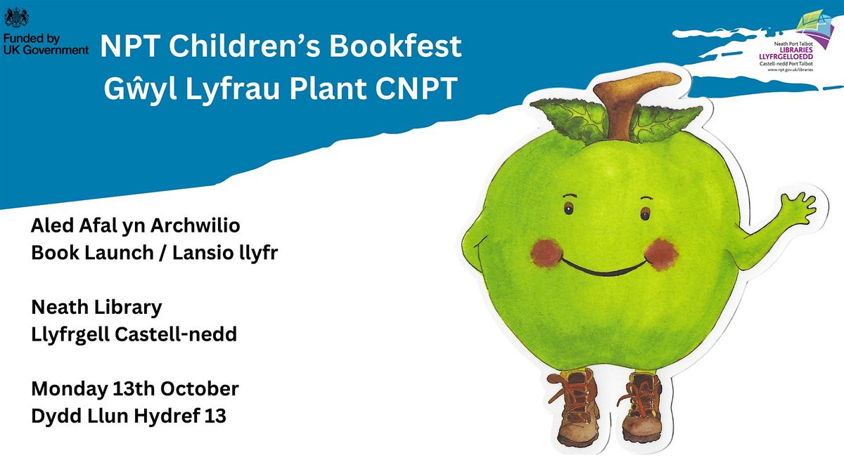 Aled Afal yn Archwilio Book Launch / Lansio Llyfr, Neath Library, 13 ...