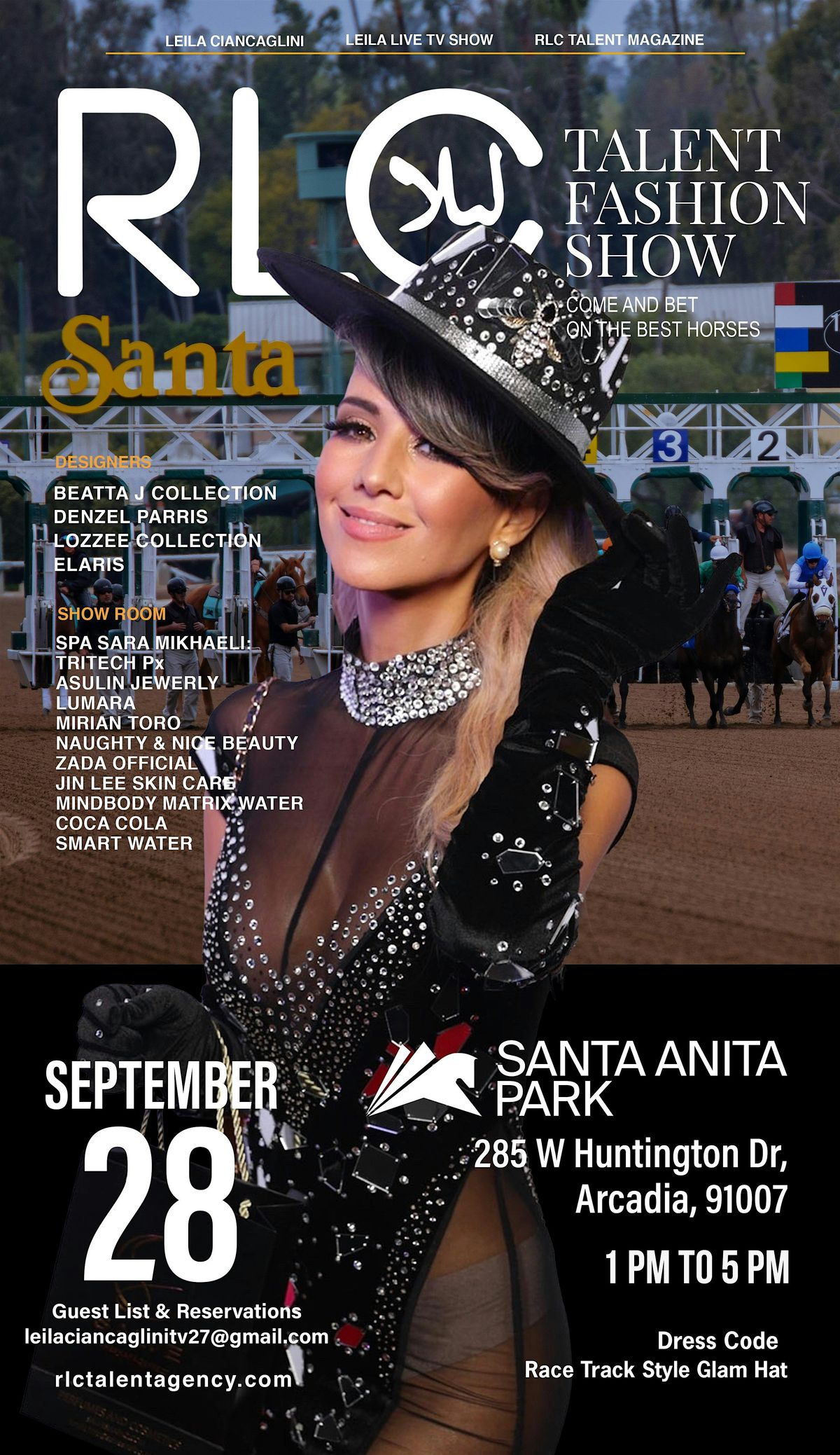 RLC Fashion Show & Horse Racing Event, Santa Anita Park, Arcadia, 28 ...