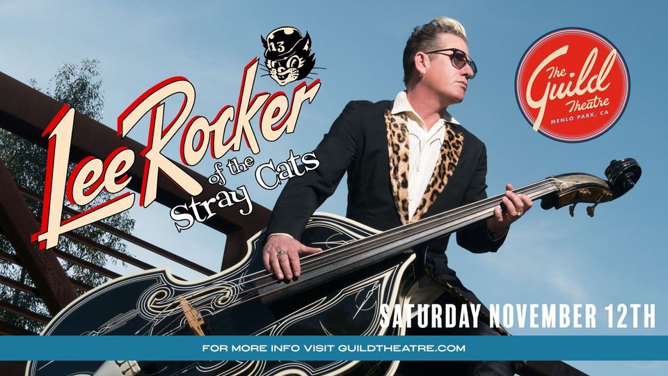 Lee Rocker of The Stray Cats at The Guild Theatre in Menlo Park, The ...