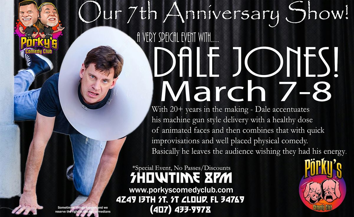Dale Jones 2025, Porky's Comedy Club & Jimmy Bear's BBQ, St. Cloud, 8 ...