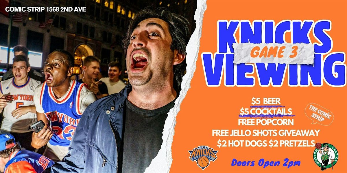 The Comic Strip Courtside: Knicks Game 3 Takeover, Comic Strip Live ...