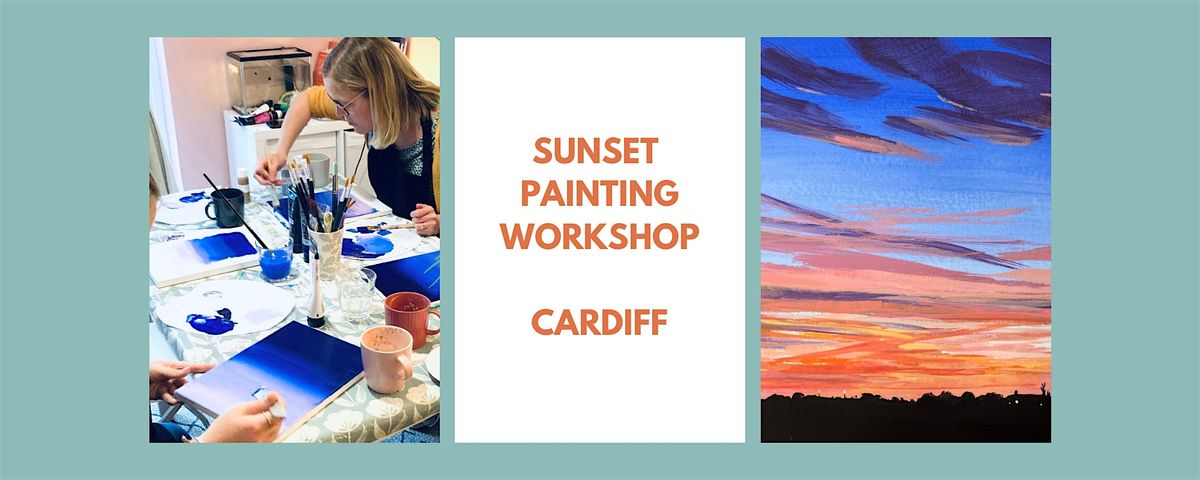 Sunset Painting Workshop, 4 Heol Rhayader, Cardiff, 24 September 2025