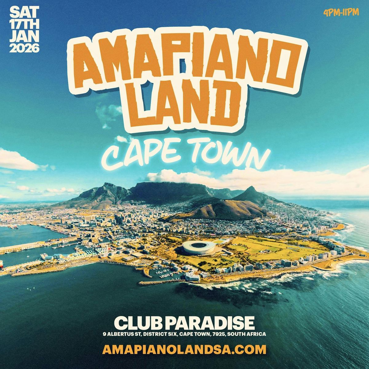 AMAPIANO LAND - South Africas Biggest Amapiano Day Party, Club Paradise ...